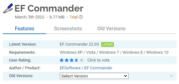 EF Commander 무료 다운로드
