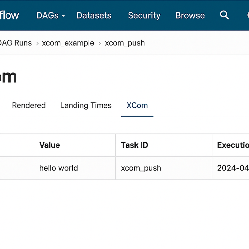 Airflow XCom 태스크 간 데이터 전달 — Balang