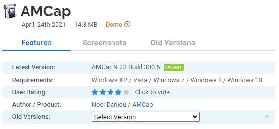 AMCap 무료 다운로드