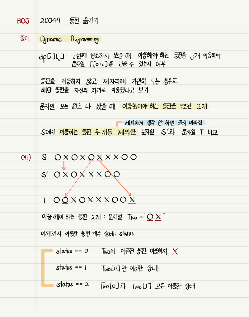 BOJ 백준 20047번 동전 옮기기