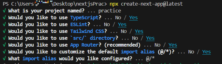 [Next.js] quick start