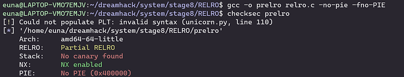 [Dreamhack] Background: RELRO
