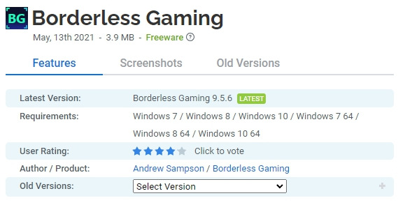 Borderless Gaming 무료 다운로드