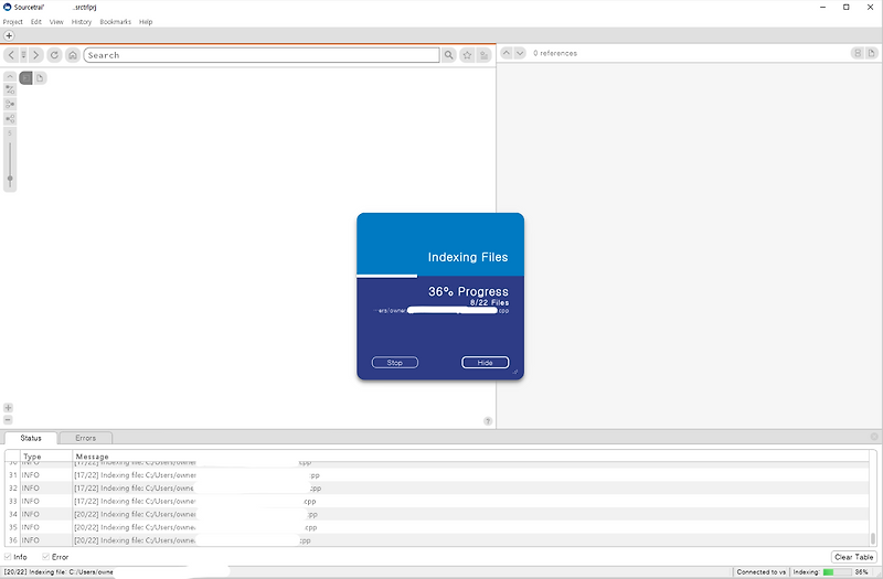 Sourcetrail 사용하기 - 소스파일 전체 flow 그래프 보기 (feat. Visual Studio)