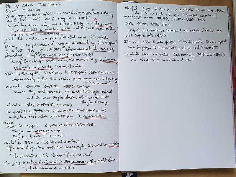 영어 TED Script 올리기