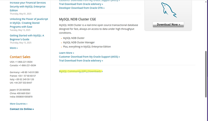 MySQL 설치하기 (순서대로)