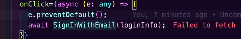 [supabase] TypeError: Failed to fetch at _0x979e43. / AuthRetryableFetchError