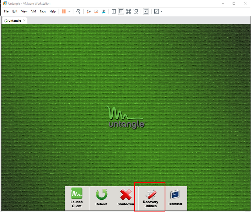 Linux | Untangle 패스워드 초기화하는법