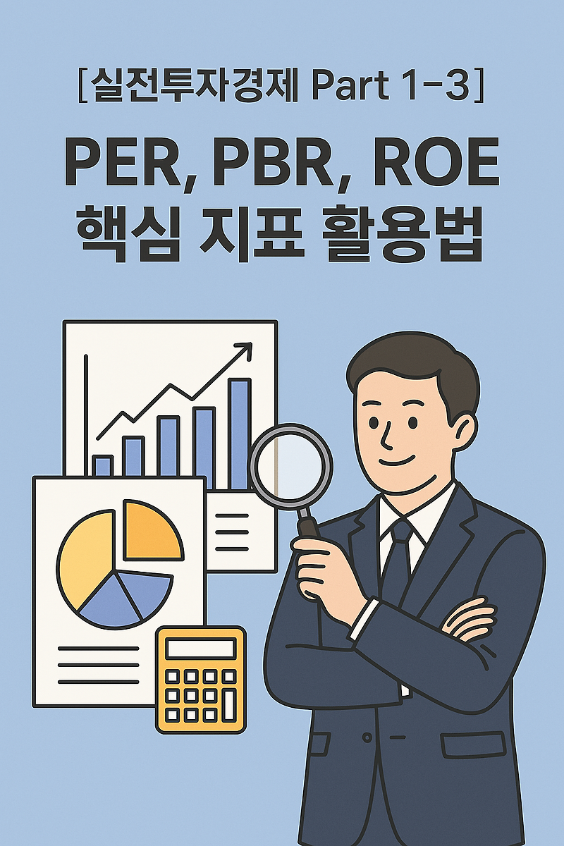 📊 실전투자경제 Part 1-3 | PER, PBR, ROE 핵심 지표 활용법