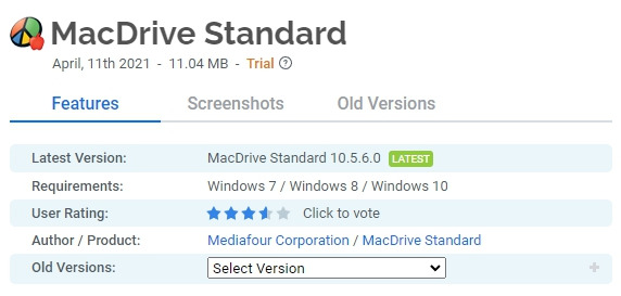 MacDrive Standard 무료 다운로드
