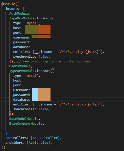 Nestjs Typeorm로 Db 2개 이상 연결하기