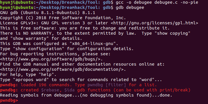 [System Hacking STAGE 3] Tool: gdb