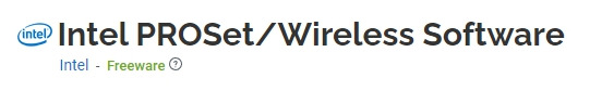 Intel PROSet/Wireless Software 무료 다운로드