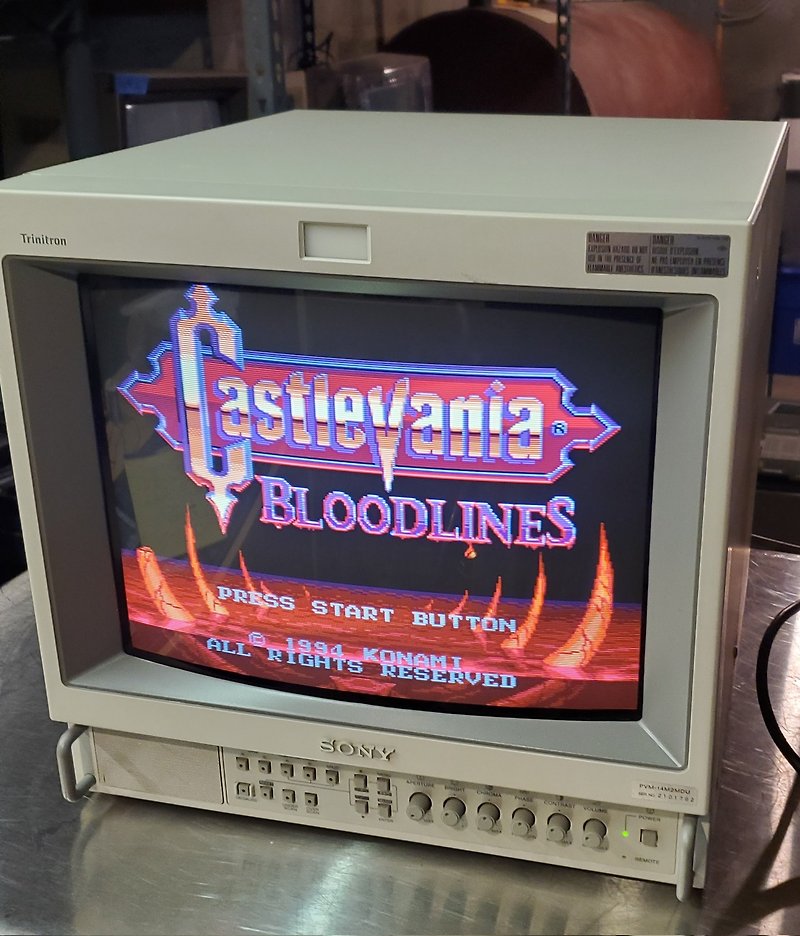 소니 14인치 pvm 모니터 Sony PVM 14M2MDU