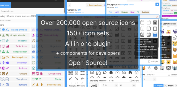 피그마(Figma) 아이콘 다운로드 무료 플러그인(Plugin) ‘아이코니파이(Iconify)’