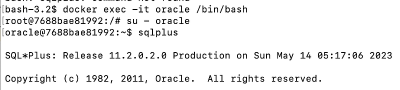 [Oracle] 맥북 오라클 db 새 접속 추가 (db생성, 오라클 계정 생성) / ORA-01031: insufficient ...