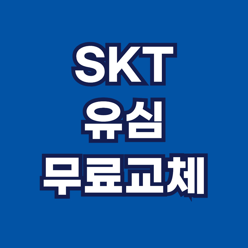 SKT 유심카드 무료교체 실시 (+ 비용 환급)