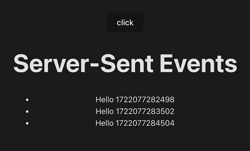 Spring Boot와 React를 이용한 SSE(Server-Sent Events) 구현하기 - [루닥스 블로그] 연습만이 살길이다