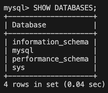 [TIL] MySQL 명령어 정리