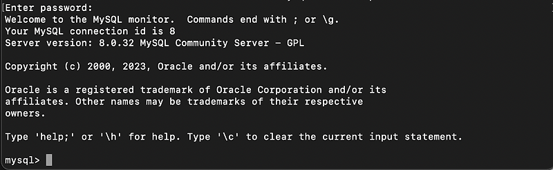 [DB/MySQL] mac MySQL 터미널에서 접속하는 방법