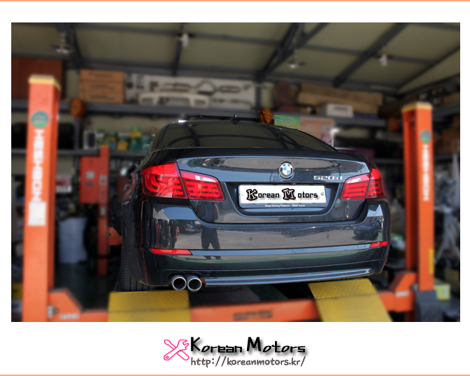 ⊙ BMW F10 520D 리어 (EMF)브레이크 패드,센서 교환