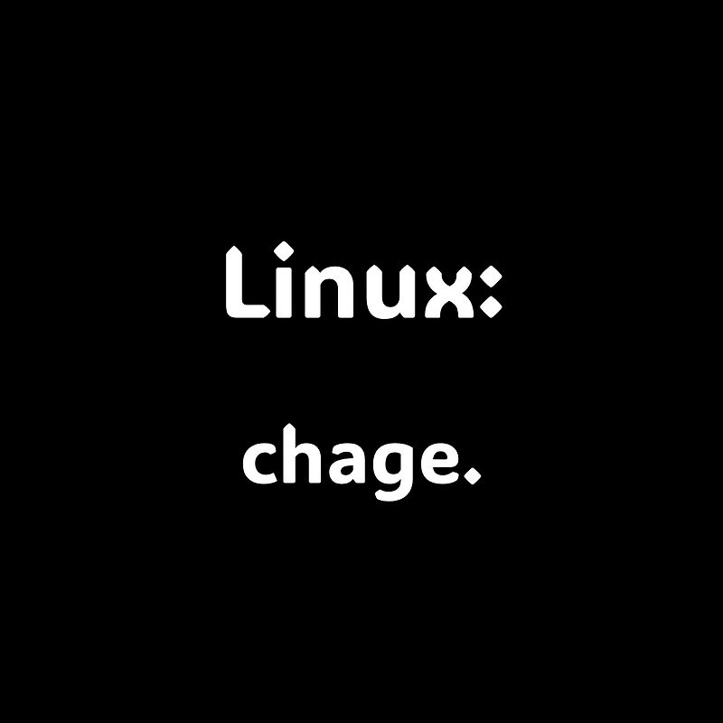 Linux: chage 사용법