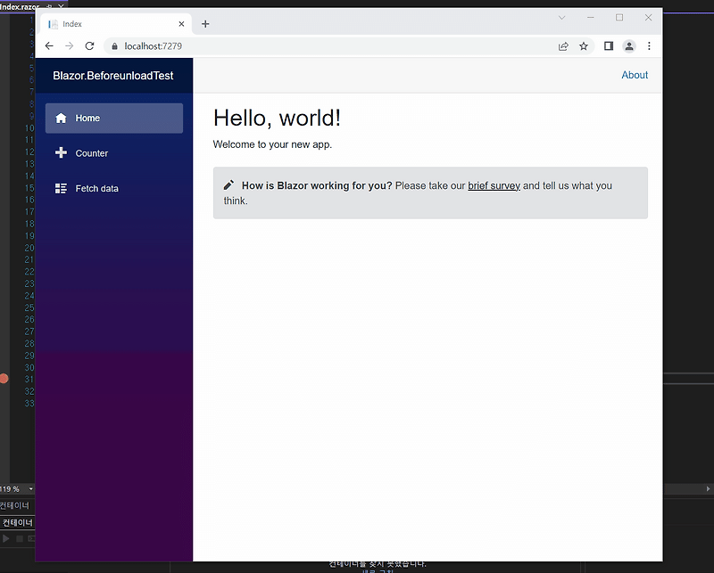 kjun.kr (kjcoder.tistory.com) :: [Blazor] refresh 이벤트 처리하기