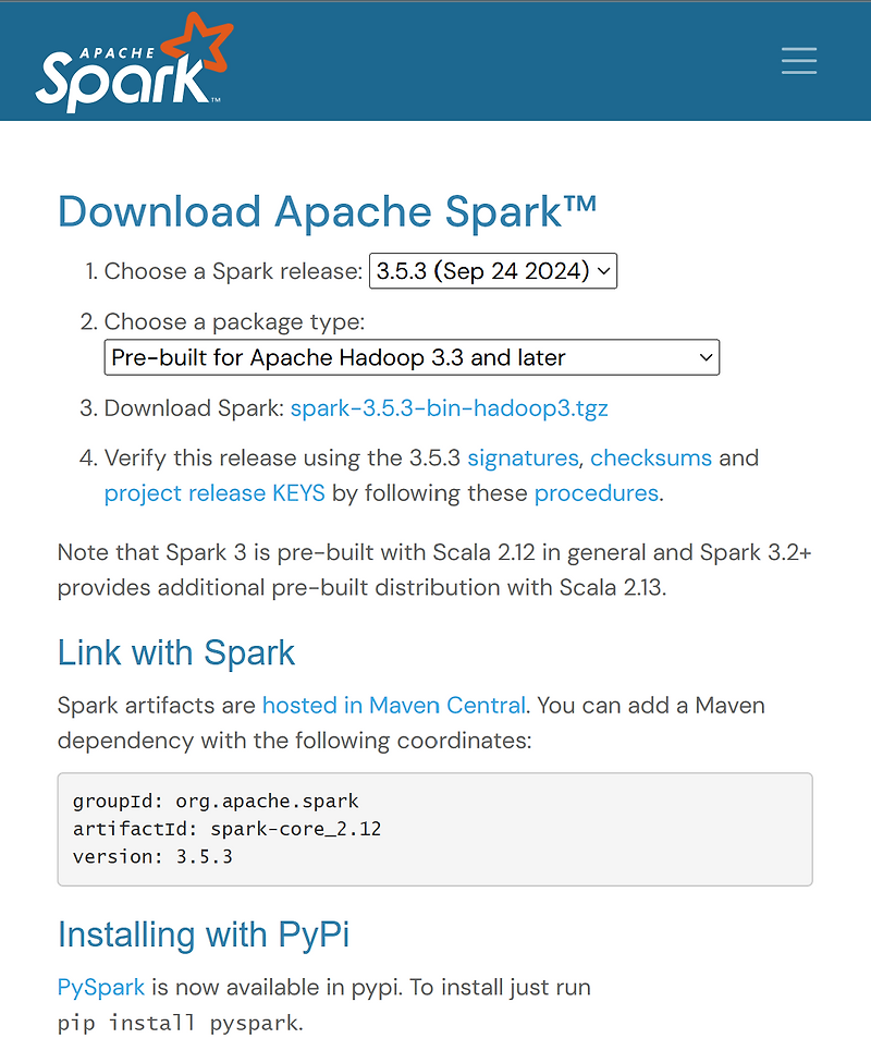 [Apache Spark] 스파크에 대해 알아보자 + 파이썬 스파크 설치 [임시]