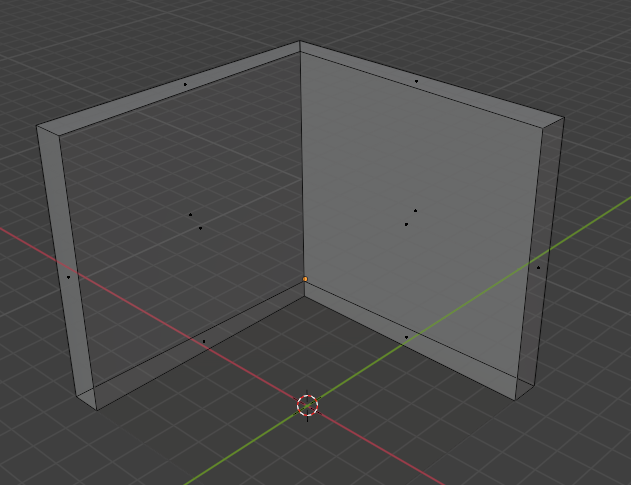 (비교) Extrude Faces Along Normals & Modifier-Solidify