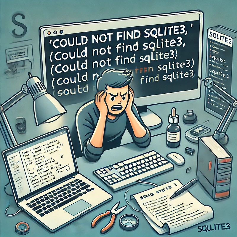 Could not find SQLite3 에러 해결