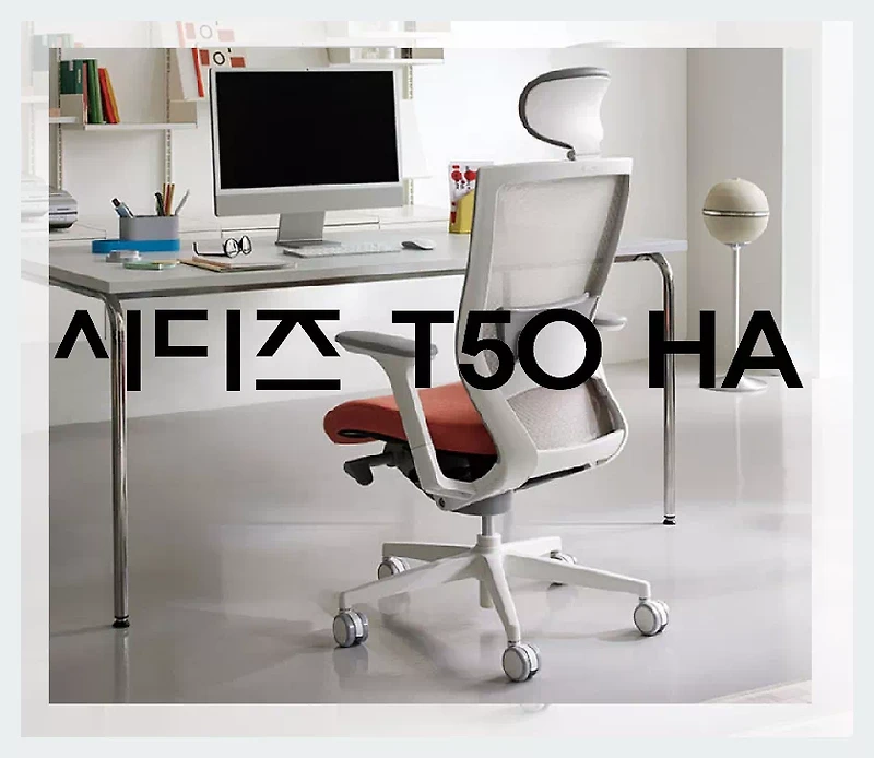 시디즈 T50 HA 리뷰: 허리 통증 없는 의자