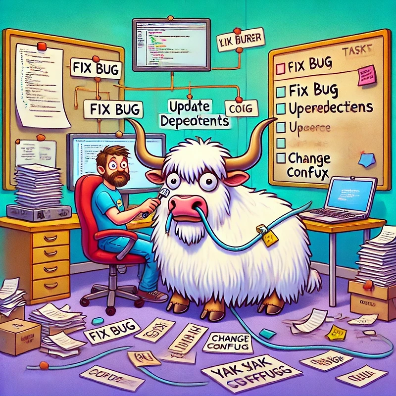 [개발자 영어] Yak Shaving