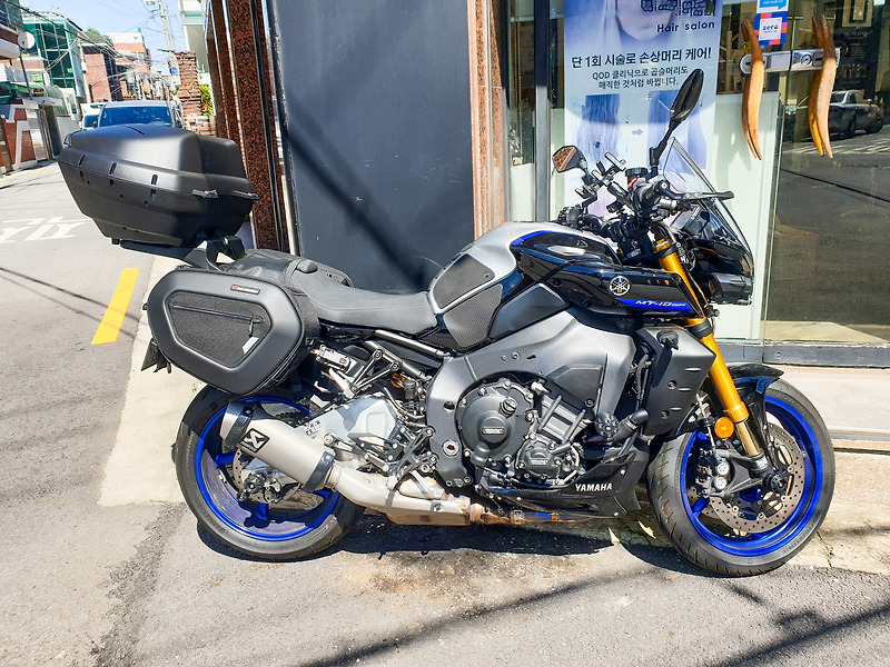 [2022 MT-10 SP] 45L 탑박스를 설치하자 - 3편 캐리어 설치 최종 장착