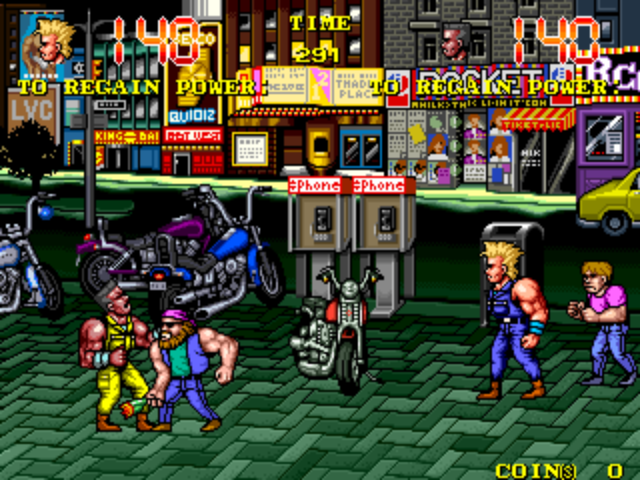 컴뱃 트라이브즈 (The Combatribes) Technos Japan 1990