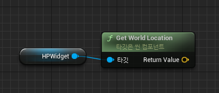 Unreal Widget Get World Location