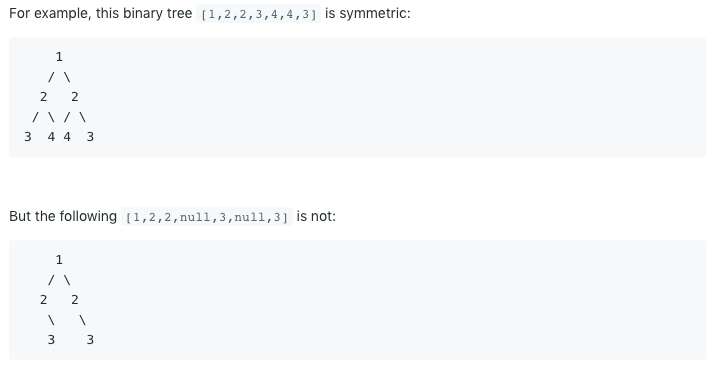 [알고리즘] #Symmetric Tree :: GoGo