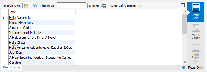 MySQL Workbench : 문자열 처리 함수들 replace(), upper(), lower(), reverse(), char_length()