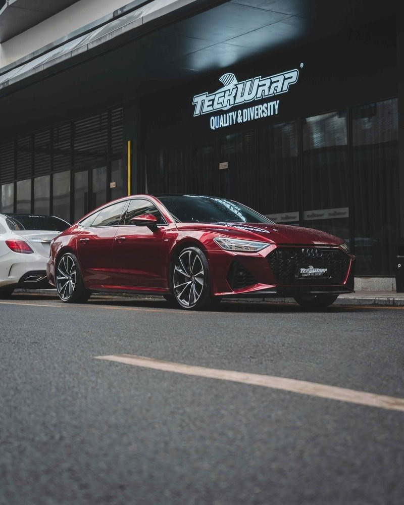 Teckwrap Gloss Aluminium Velvet Red. (GAL30HD)