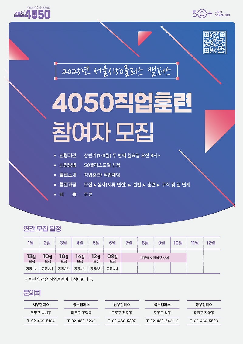 4050직업훈련 4차 공동모집 총정리! 무료교육 + 취업연계 꿀팁까지