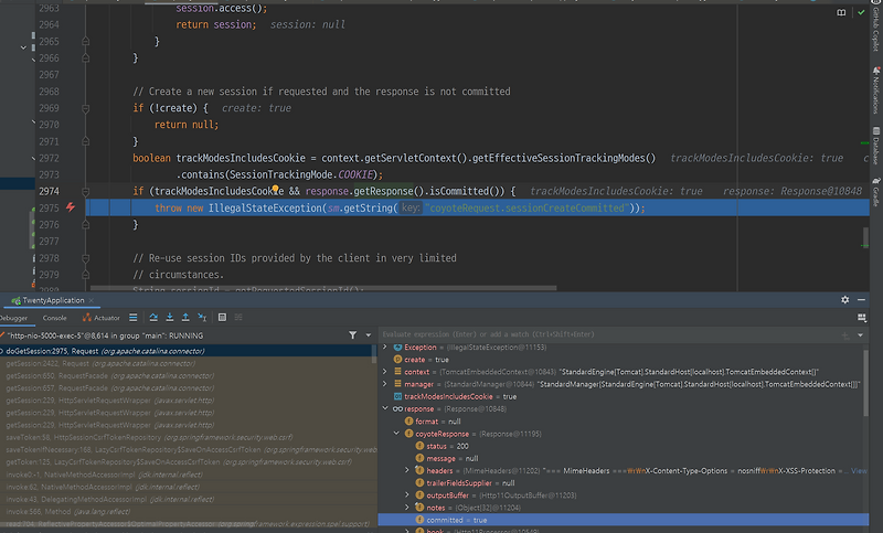 채팅앱 후기 - Thymeleaf 사용중 csrf 토큰 관련 에러