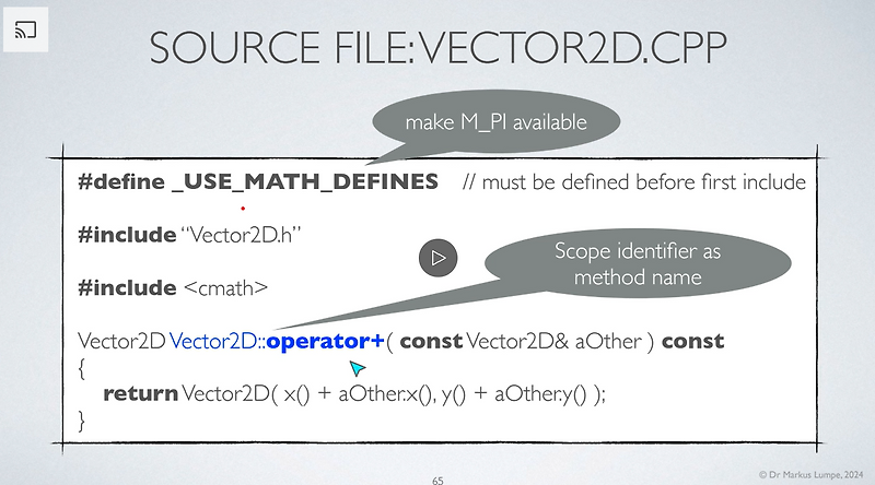 Lecture 2 - Header file, Constructor :: 울부짖는 컴공생의 공간