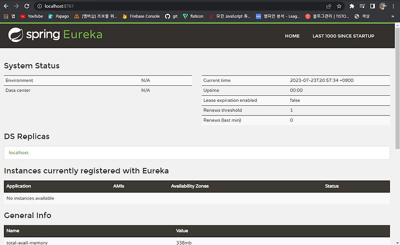 [Spring Boot/Spring Cloud] MSA - Netflix Eureka 서버/클라이언트 구축