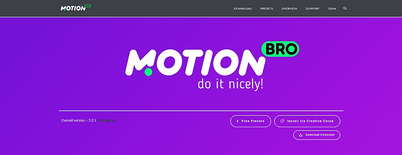 애프터 이팩트 필수 플러그인 모션 브로 MotionBro - CreDiwork (AI, 디자인, IT, 일상, 게임 등 정보 창고)