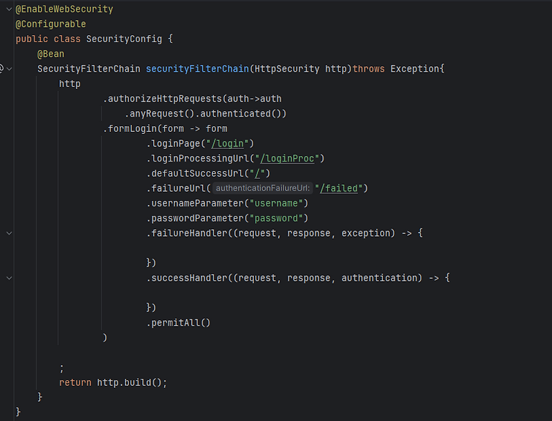 [Spring Security 6.x] FormLogin 동작 방식