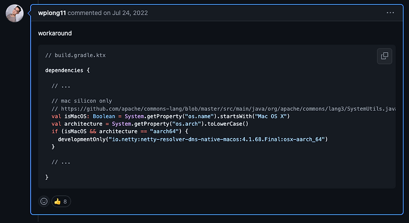 [Spring] mac M1에서 Spring Boot 오류 - Unable to load io.netty.resolver.dns.macos — 코린이에게도 봄은 오는가