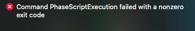 [iOS] Xcode 14.3 아카이브 에러 대응 Command PhaseScriptExecution failed with a nonzero exit code ...
