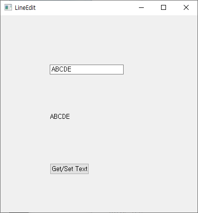 [파이썬] Qt5 입력 및 Label Text 변경. Button Click event
