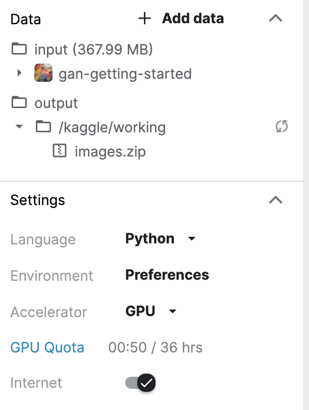 kaggle 첫번째: GAN 해보기