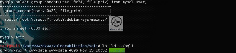SQL Injection INTO OUTFILE - WebShell, Backdoor Upload