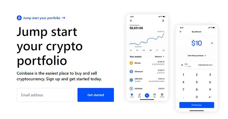 코인베이스(Coinbase)에 상장된 업비트(Upbit) 원화마켓 코인들